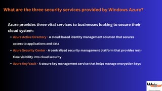 What are Azure Security Services for Businesses.pdf
