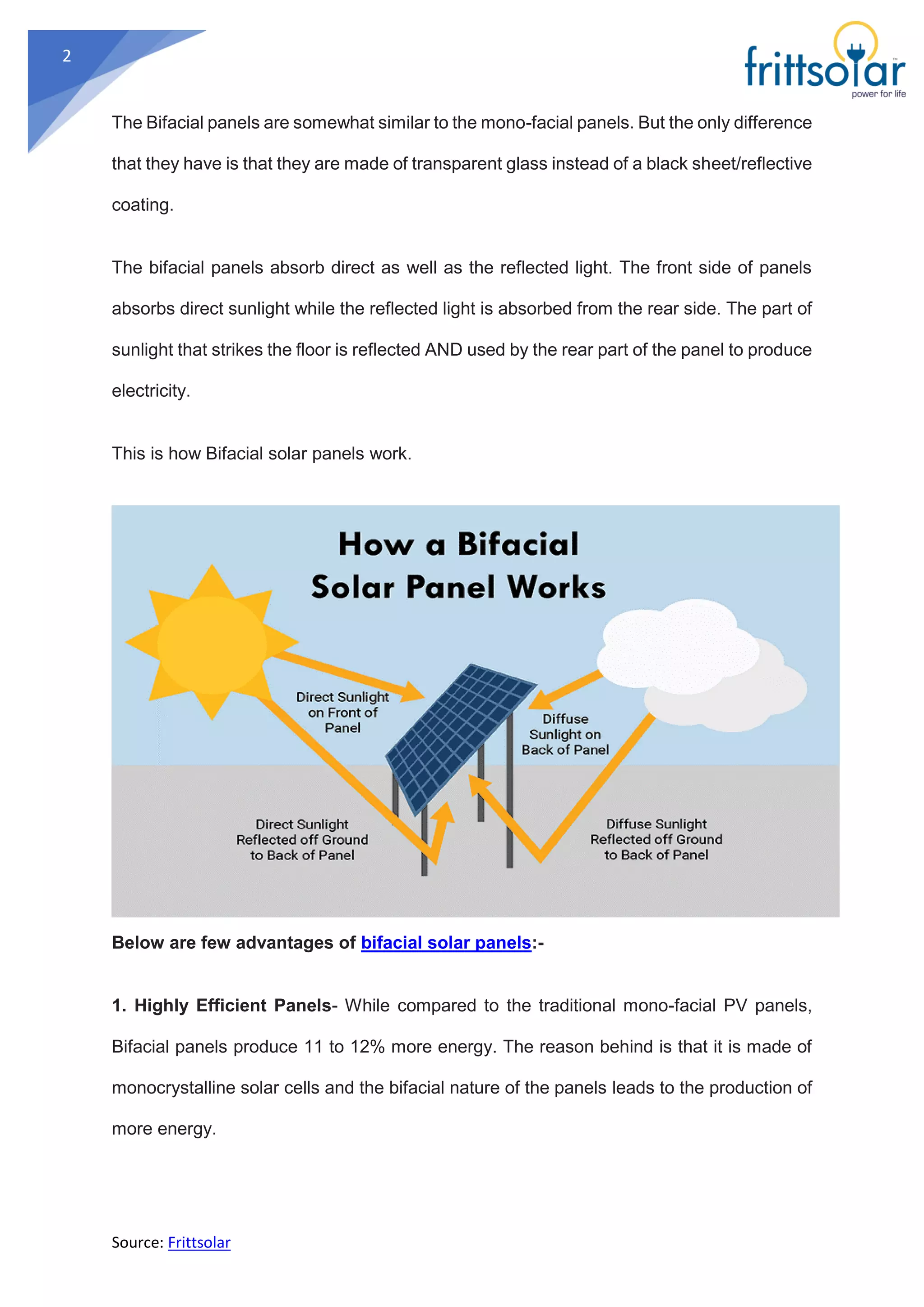 What Are Bifacial Solar Panels And How Is It Useful? | PDF