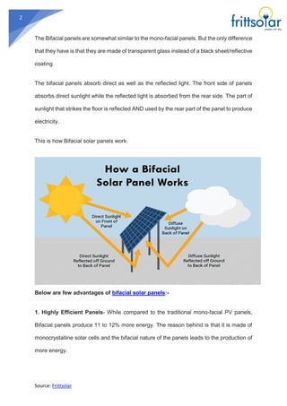 What Are Bifacial Solar Panels And How Is It Useful? | PDF
