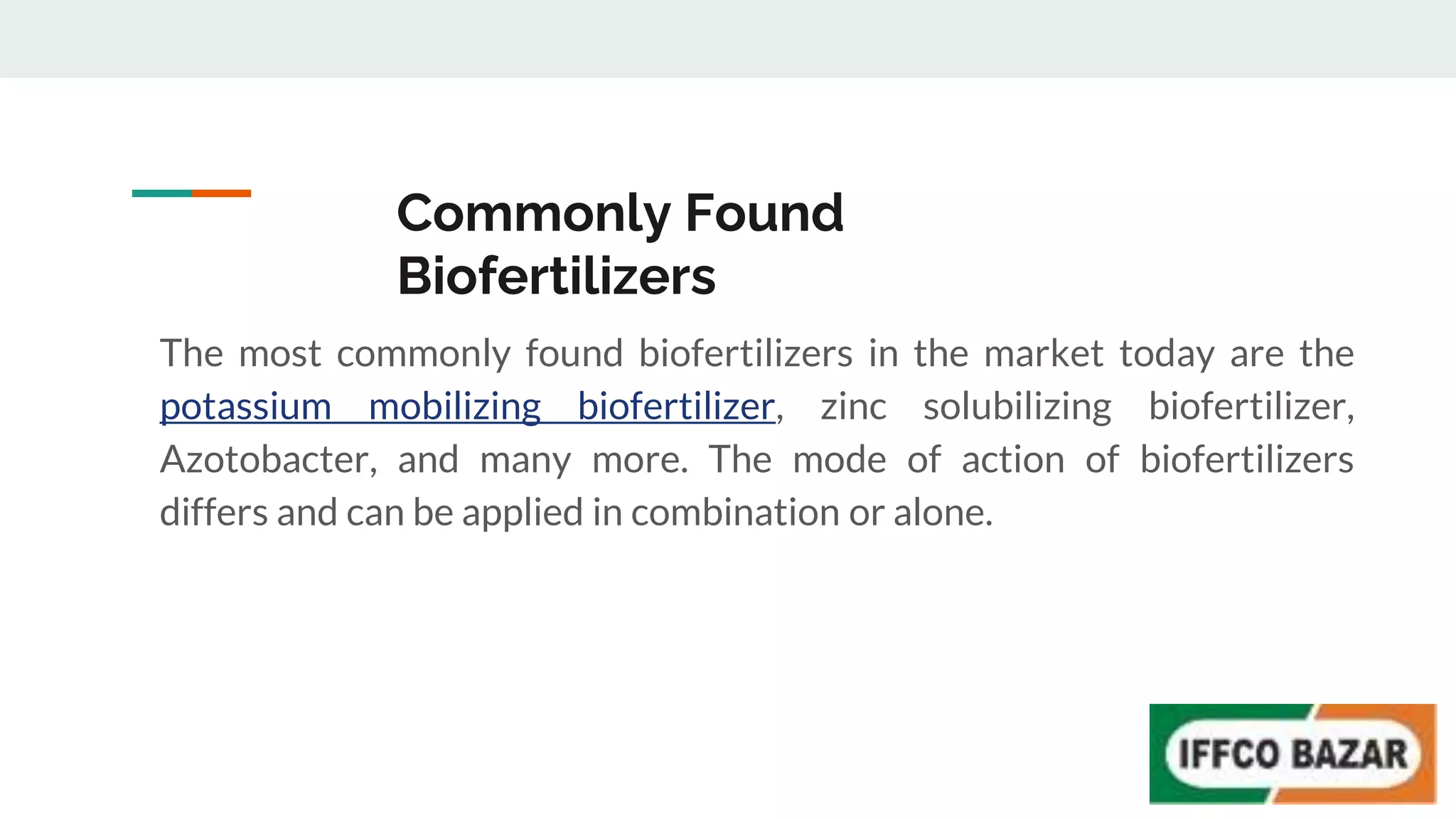 What Are Biofertilizers? | PPT