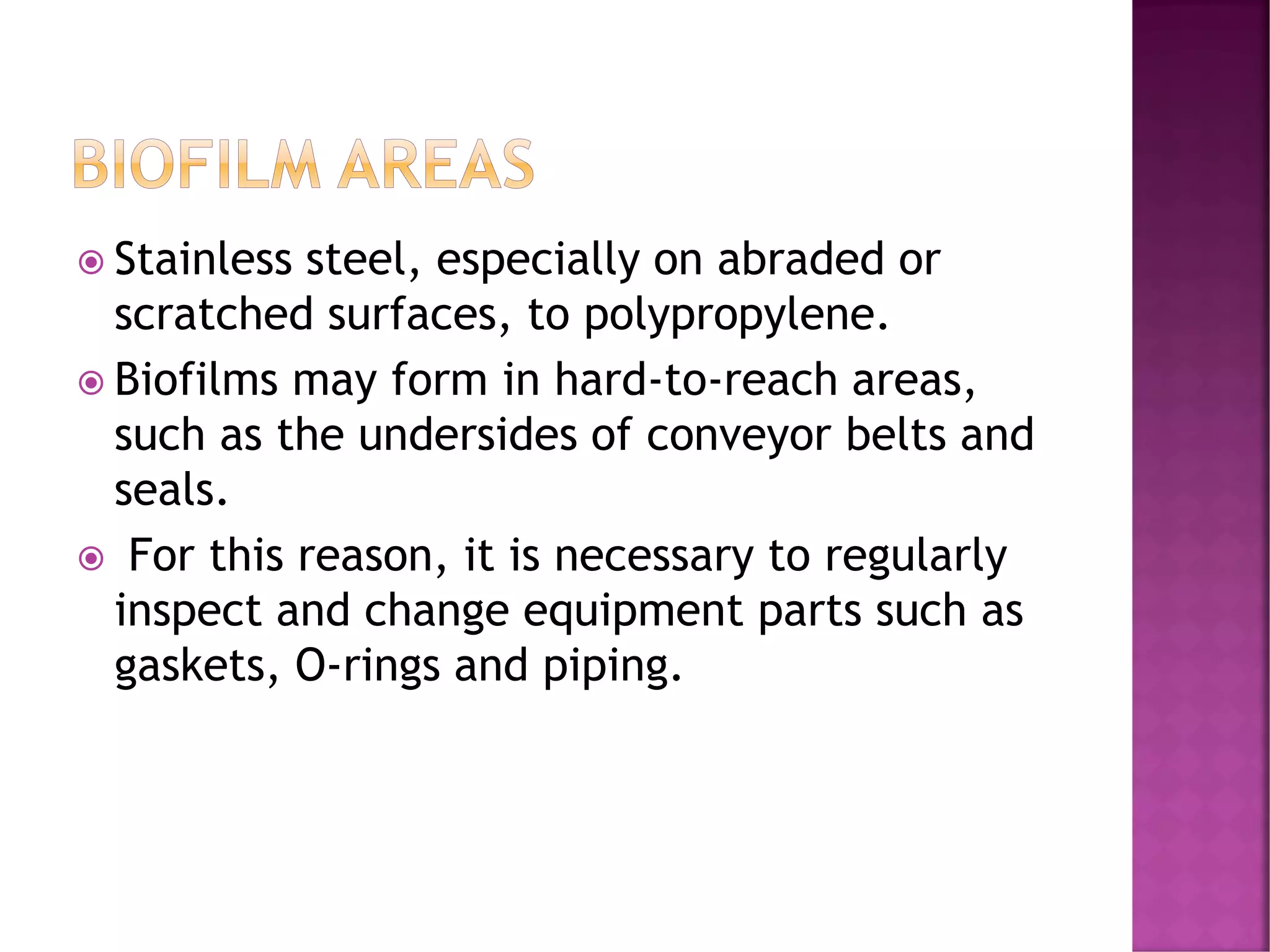 What are biofilms formation | PDF