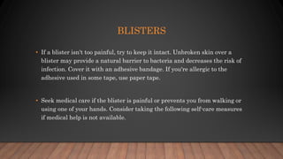 What are blisters | PPTX