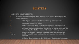 What are blisters | PPTX