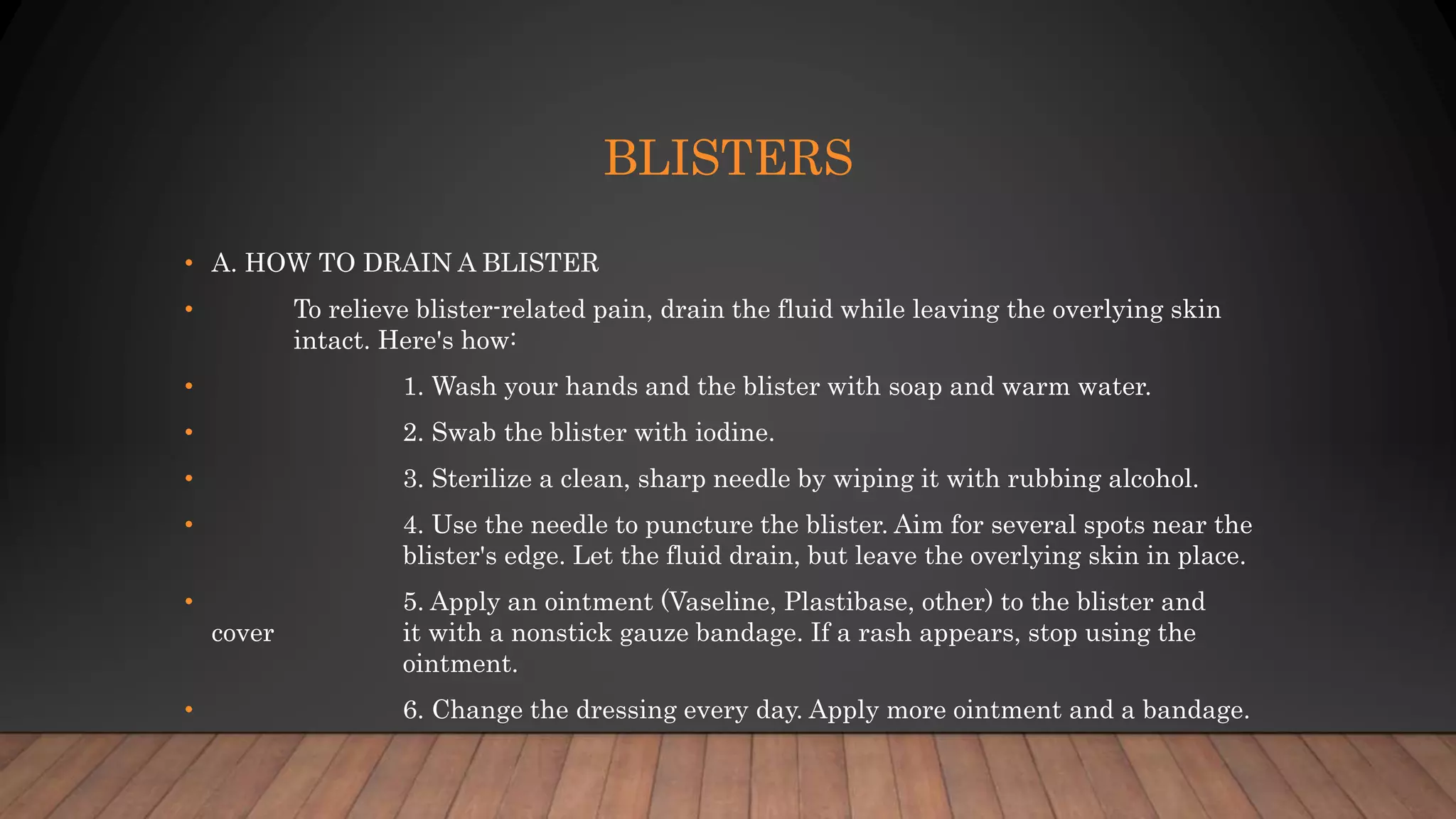 What are blisters | PPTX