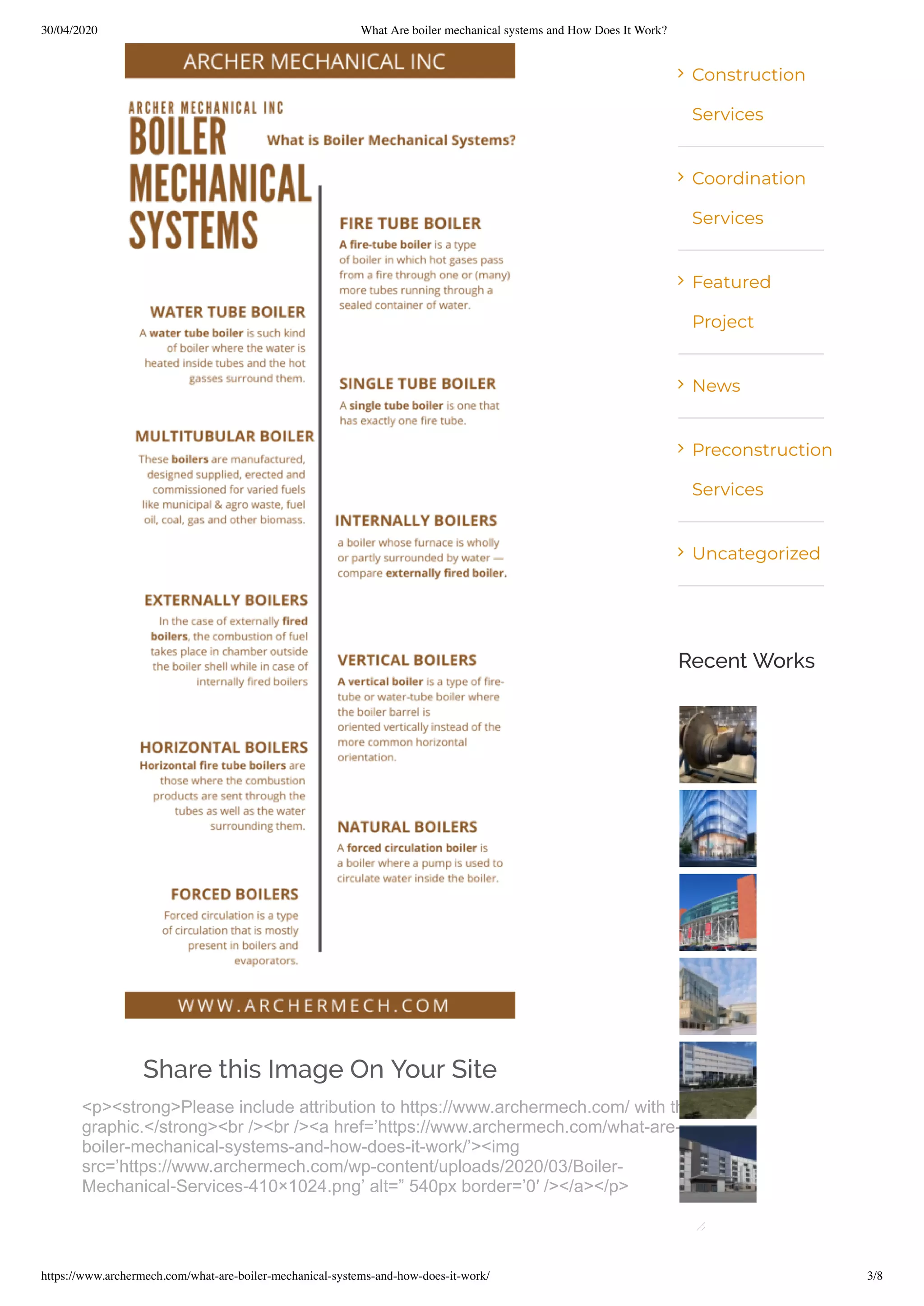 What are boiler mechanical systems and how does it work | PDF