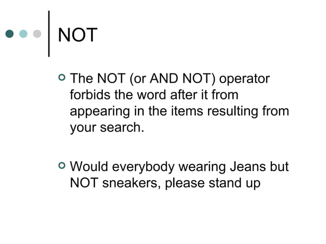 What Are Boolean Operators 1 Ppt