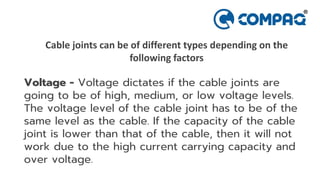 What are cable joints ? | PPT