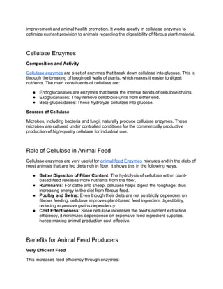 What are Cellulase Enzymes, and How Do They Benefit Animal Feed.docx