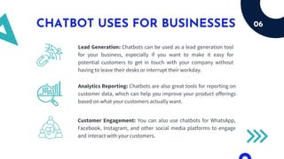 What Are Chatbots and Their Uses for Businesses - Beem | PPT