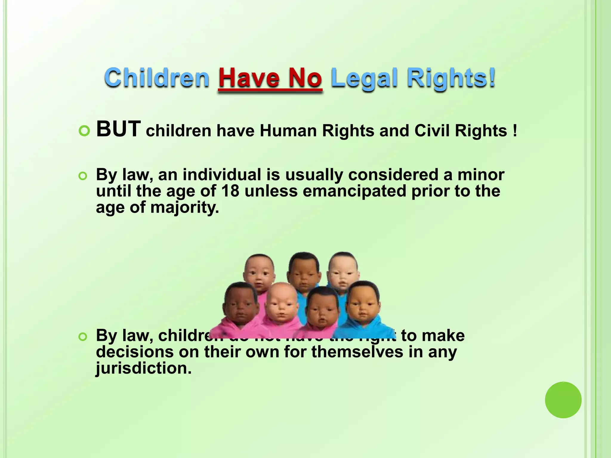 "What Are Children's Rights?" from the Children's Rights Council (CRC ...