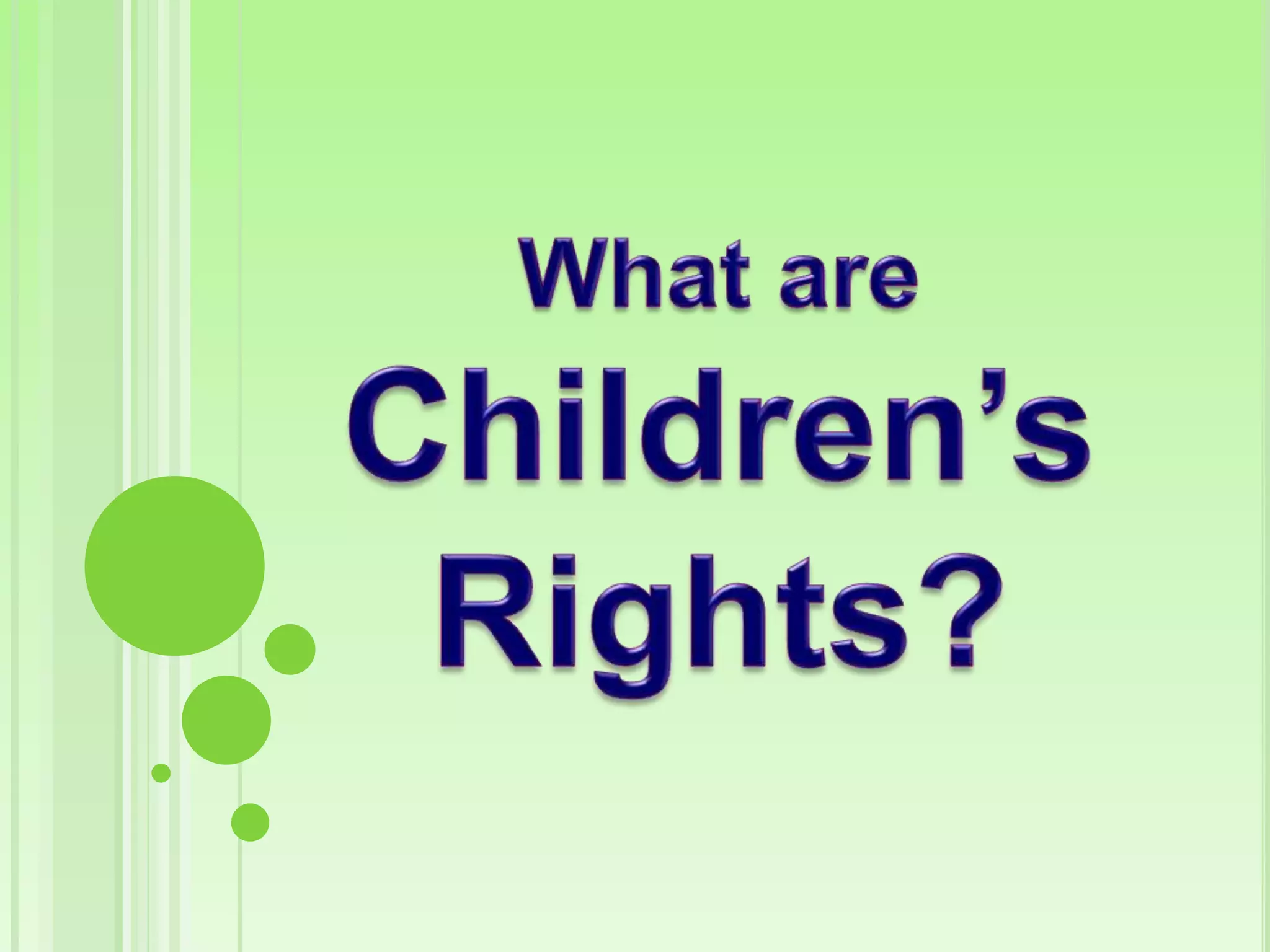 "What Are Children's Rights?" from the Children's Rights Council (CRC ...