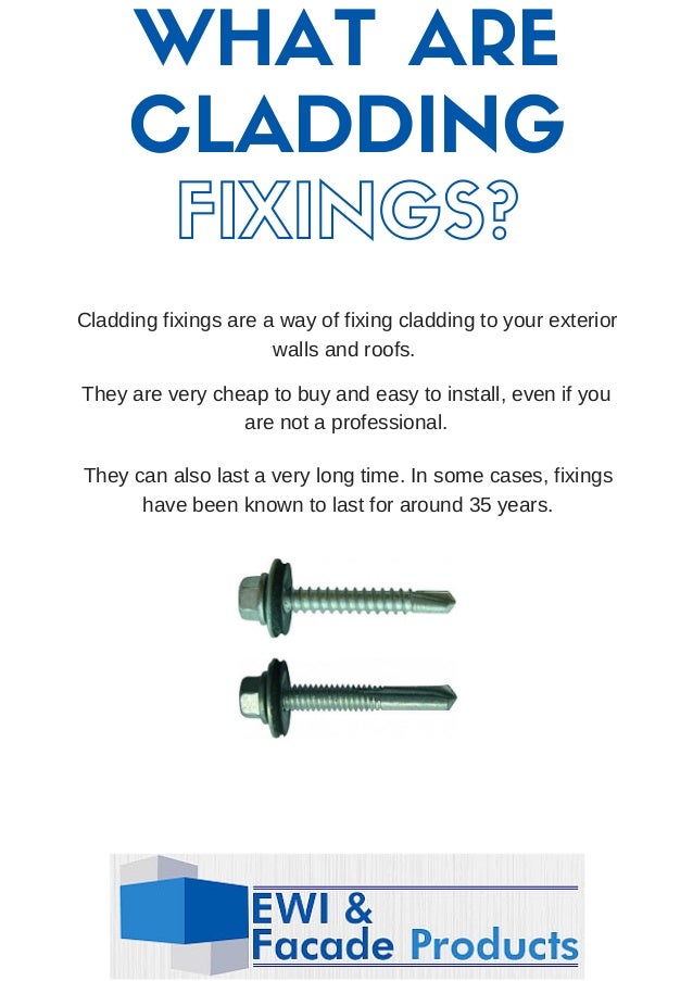 What are Cladding Fixings?