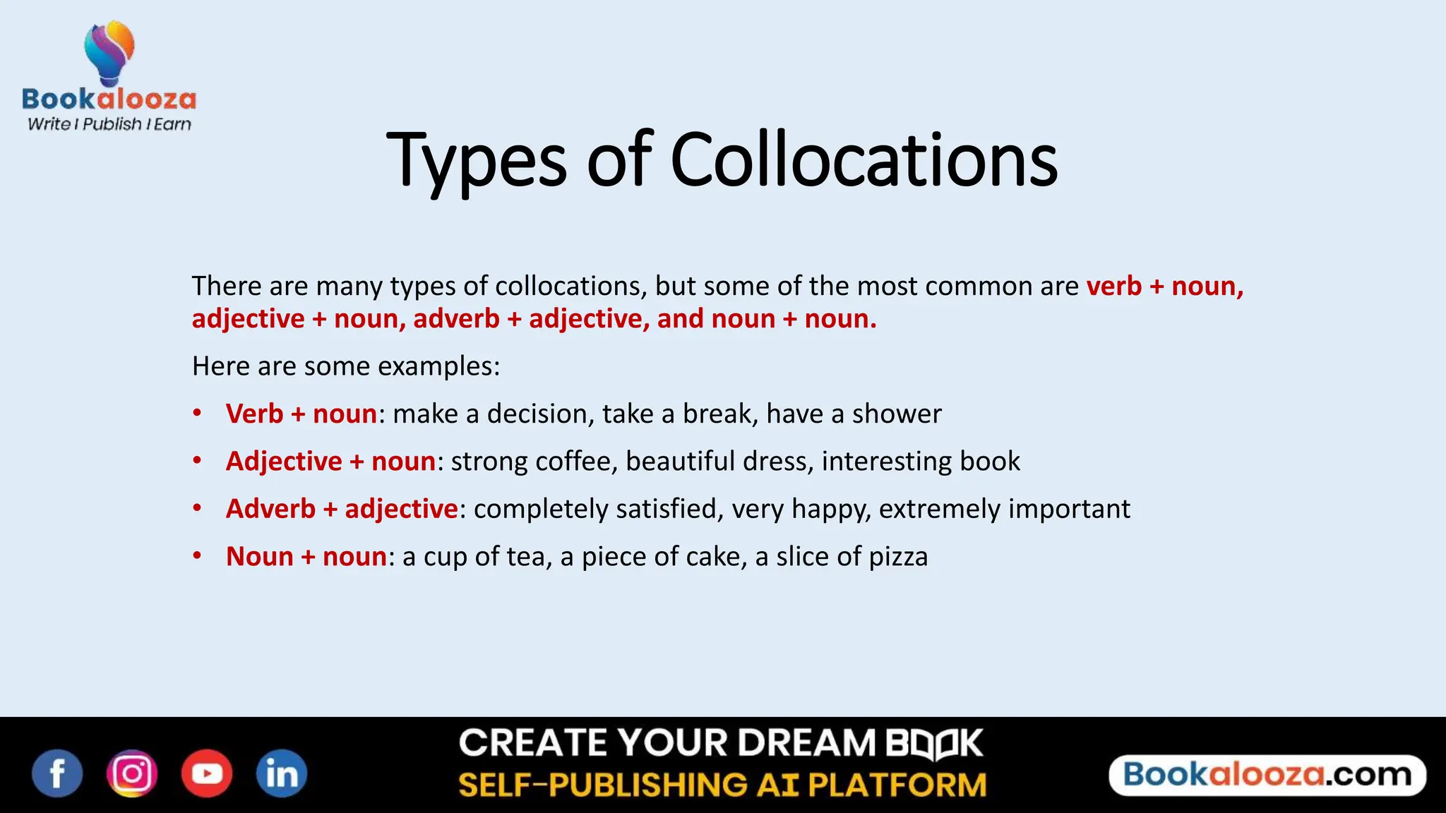 What are Collocations Examples of common Collocations | PPTX