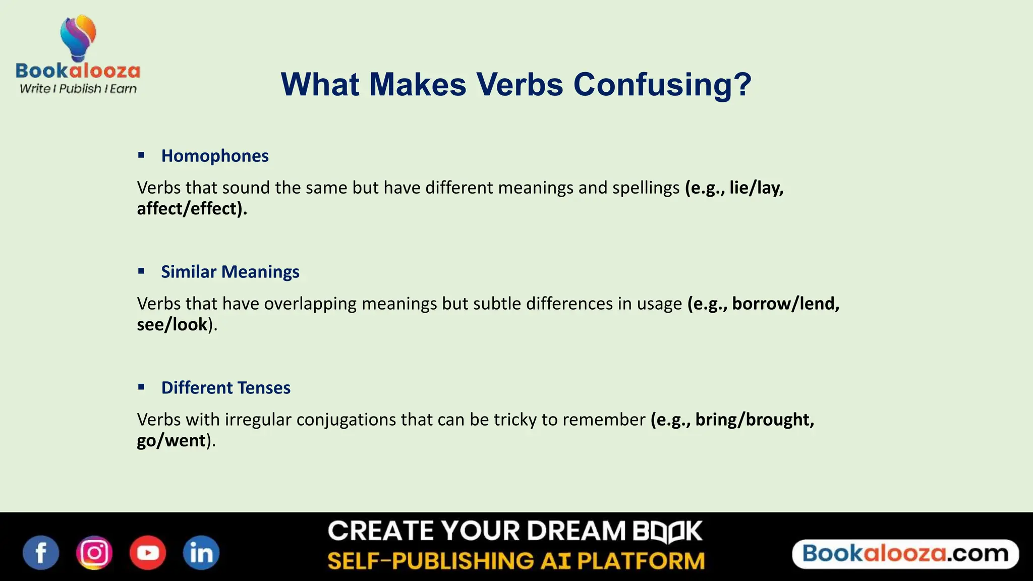 What are Confusing Verbs Understanding Confusing Verbs | PPTX