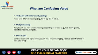 What are Confusing Verbs Understanding Confusing Verbs | PPTX