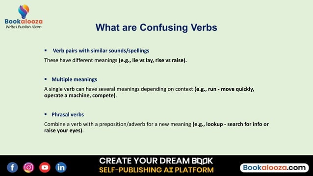 What are Confusing Verbs Understanding Confusing Verbs | PPTX ...