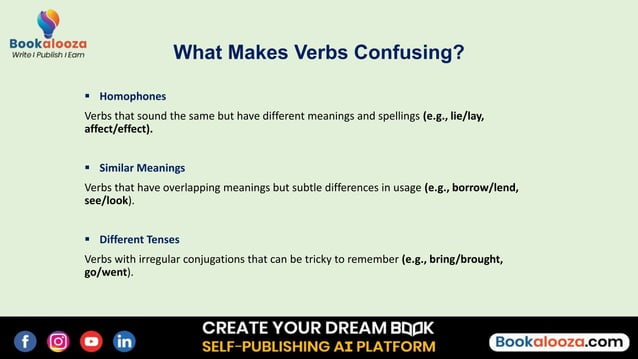 What are Confusing Verbs Understanding Confusing Verbs | PPTX ...