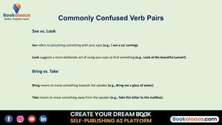 What are Confusing Verbs Understanding Confusing Verbs | PPTX