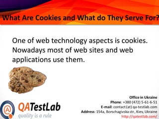 What Are Cookies and What Do They Serve for? | PPTX