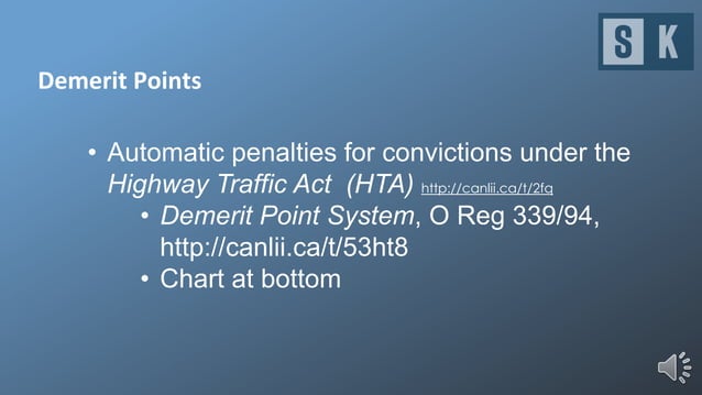 What are demerit points | PPT