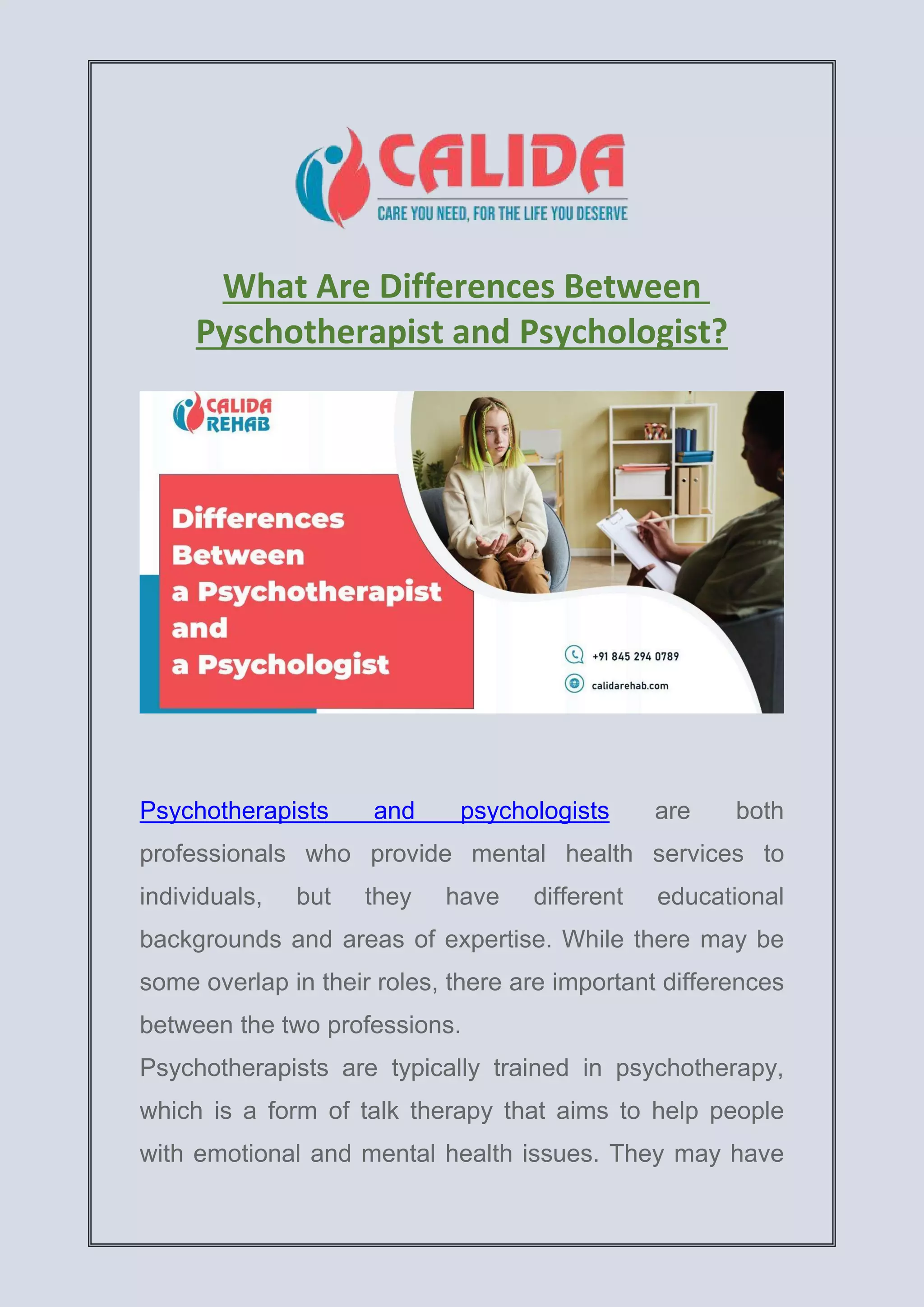 What Are Differences Between Pyschotherapist and Psychologist (1).pdf