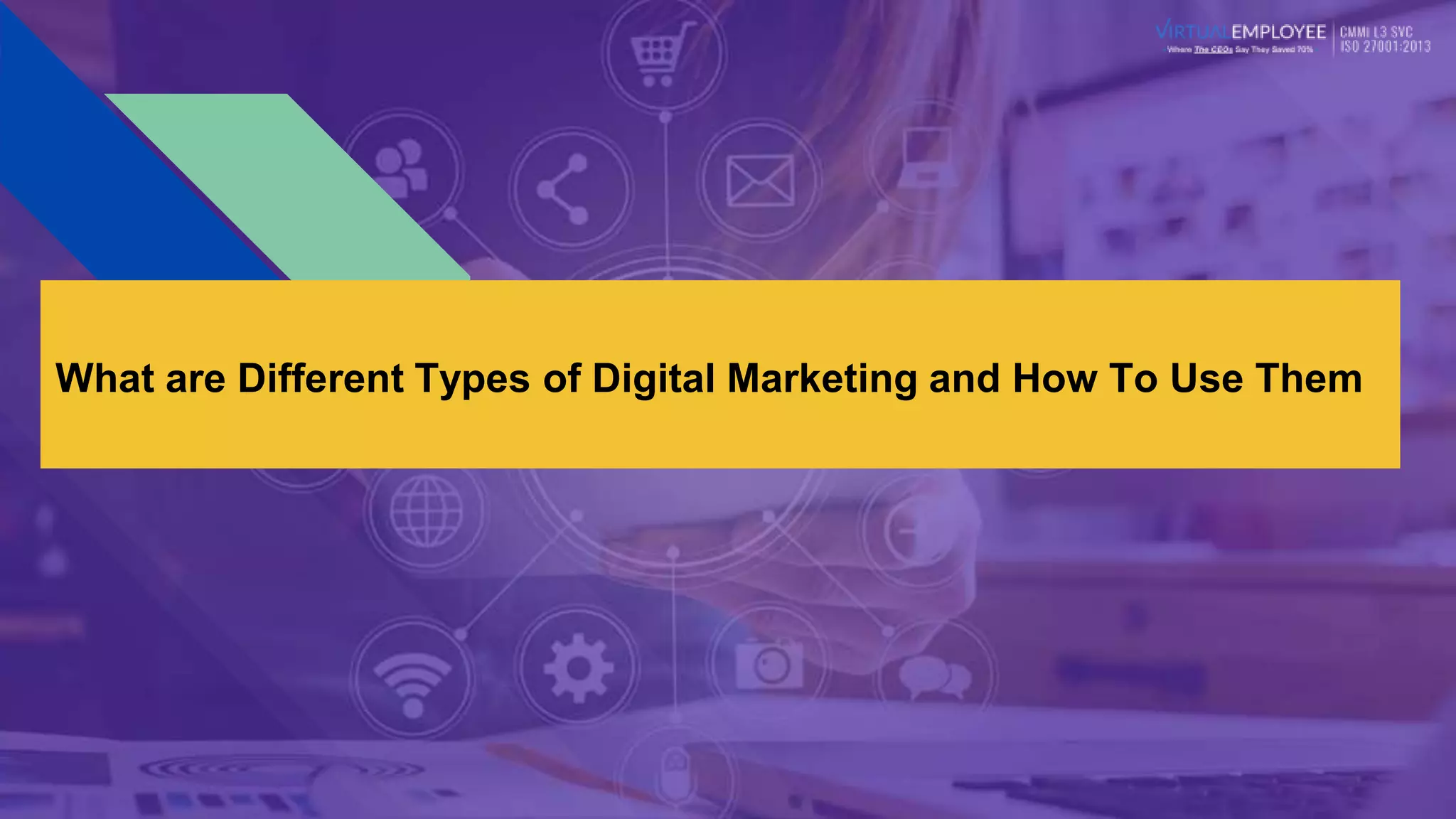 What Are Different Types Of Digital Marketing And How To Use Them | PPT