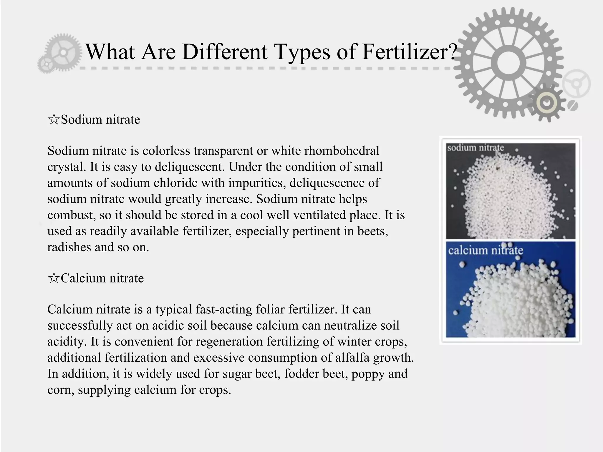 What are different types of fertilizer | PDF