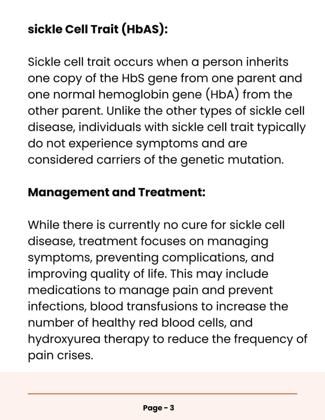 What are 4 types of sickle cell disease .pdf