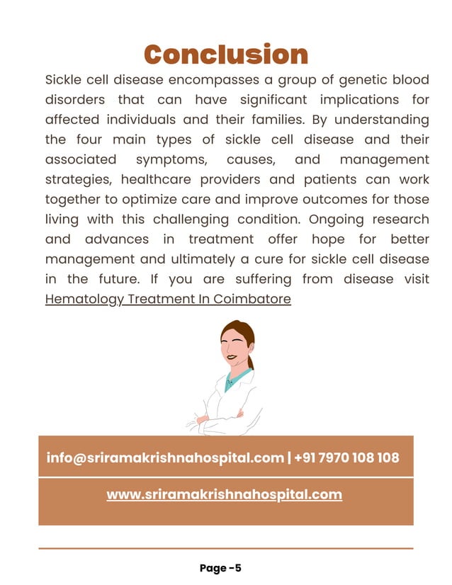 What are 4 types of sickle cell disease .pdf