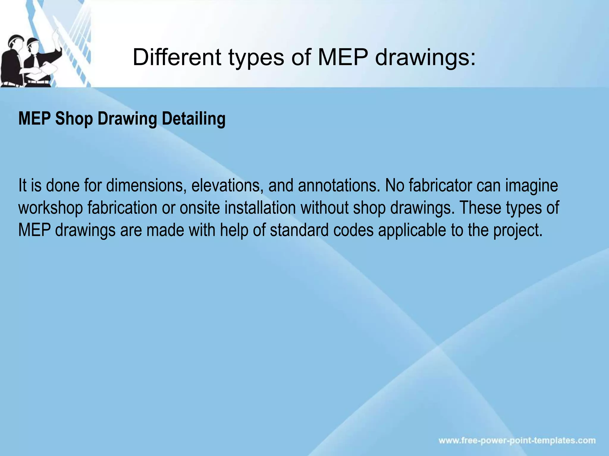 What are Different Types of MEP Drawings? | PPT
