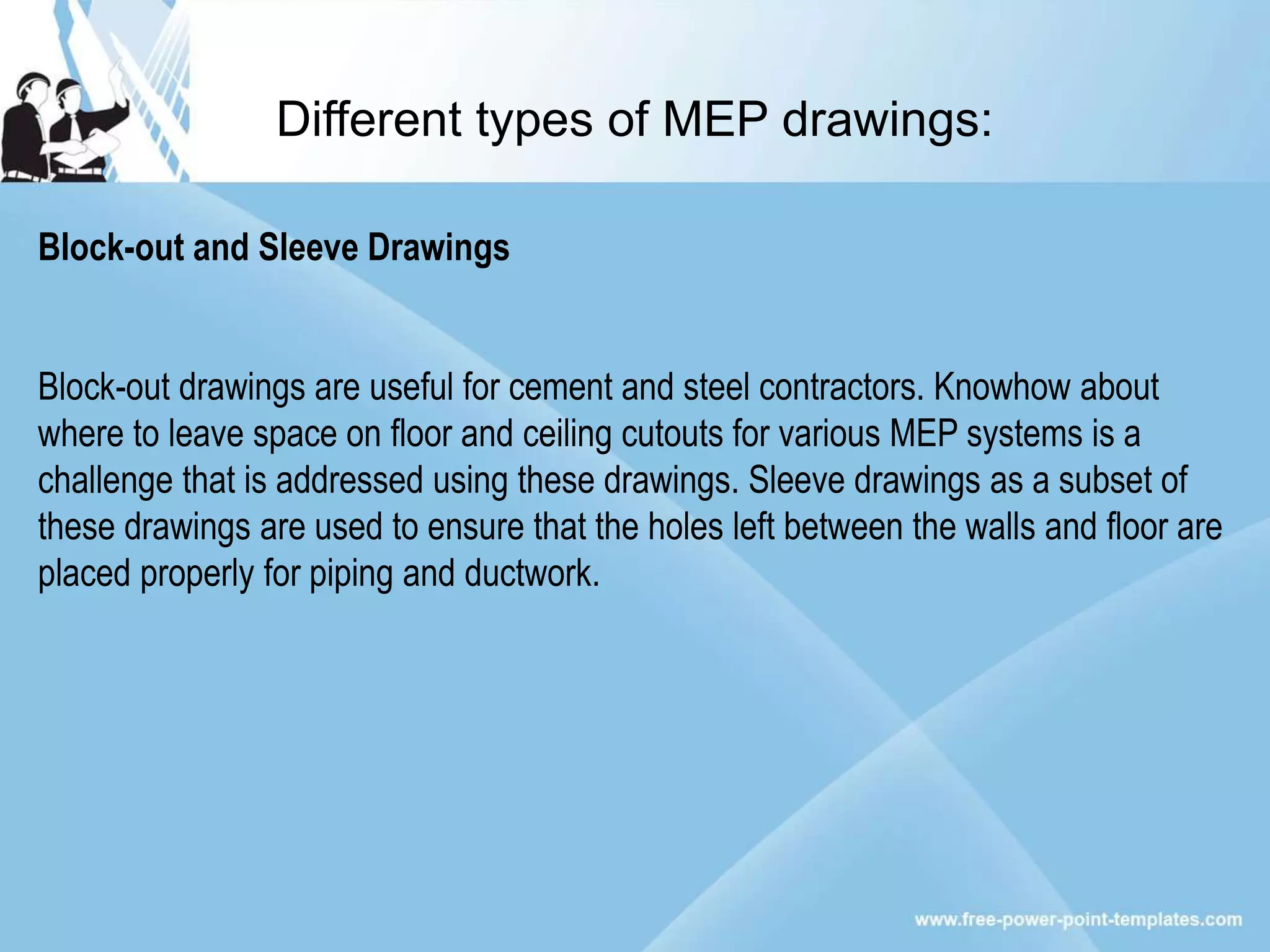 What are Different Types of MEP Drawings? | PPT