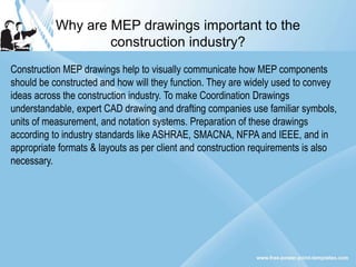What are Different Types of MEP Drawings? | PPT