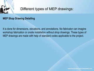 What are Different Types of MEP Drawings? | PPT