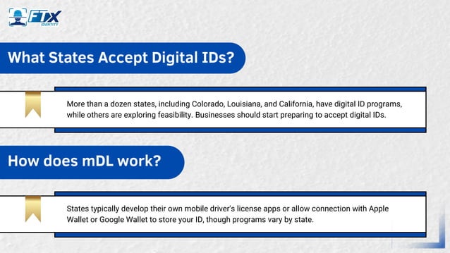 What Are Digital ID Cards? Can My Business Legally Accept Mobile IDs? | PPTX | Technology ...