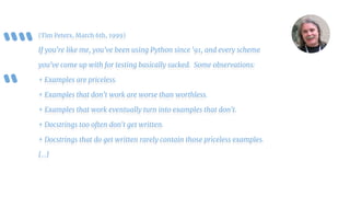 Python types and doctests by Lauri Kainulainen | PDF | Programming ...