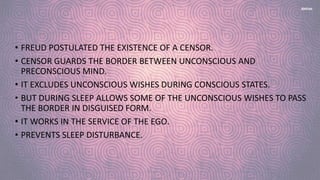 What are dreams [Dr. Subrata Naskar] | PPTX