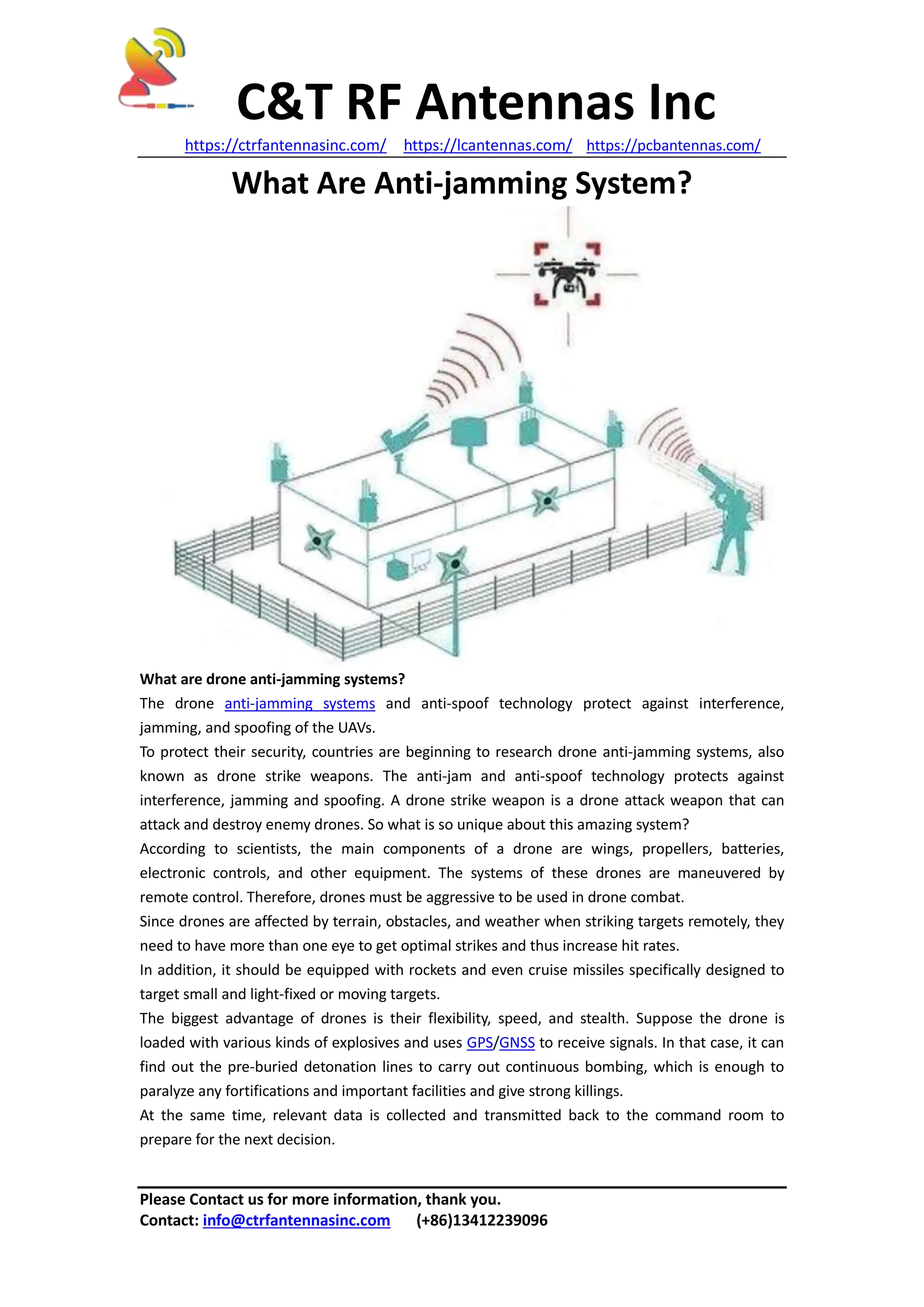 What Are The Drone Anti-jamming Systems Technology? | PDF