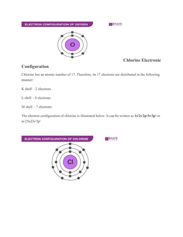 What Are Electron Configurations Ex Docx
