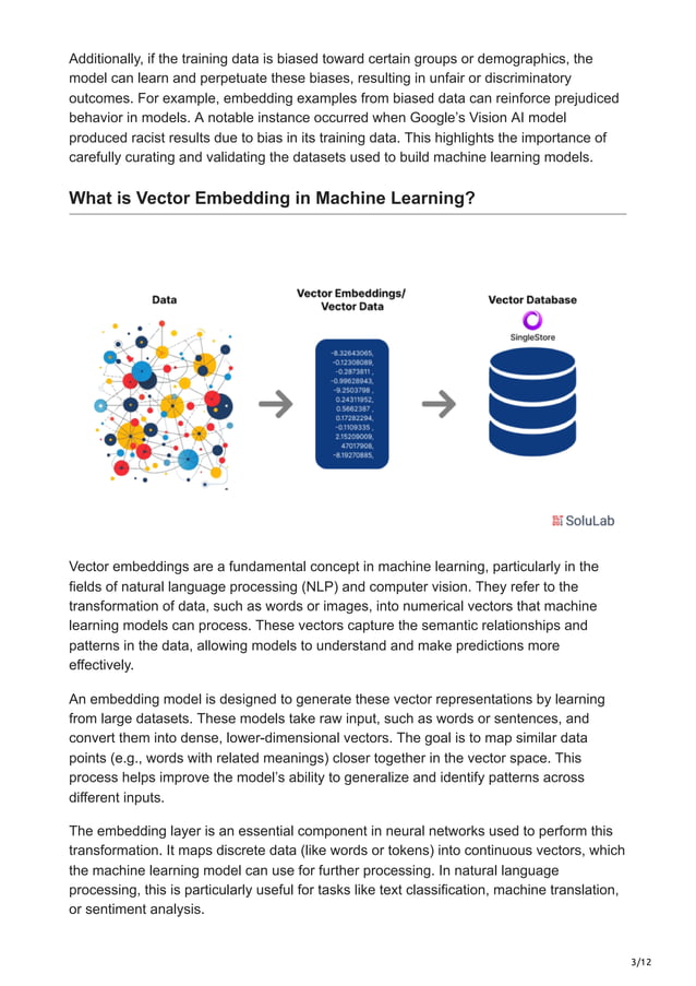 What are Embedding in Machine Learning.pdf | Artificial Intelligence | Technology & Computing
