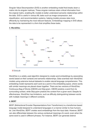 What are Embedding in Machine Learning.pdf | Artificial Intelligence ...