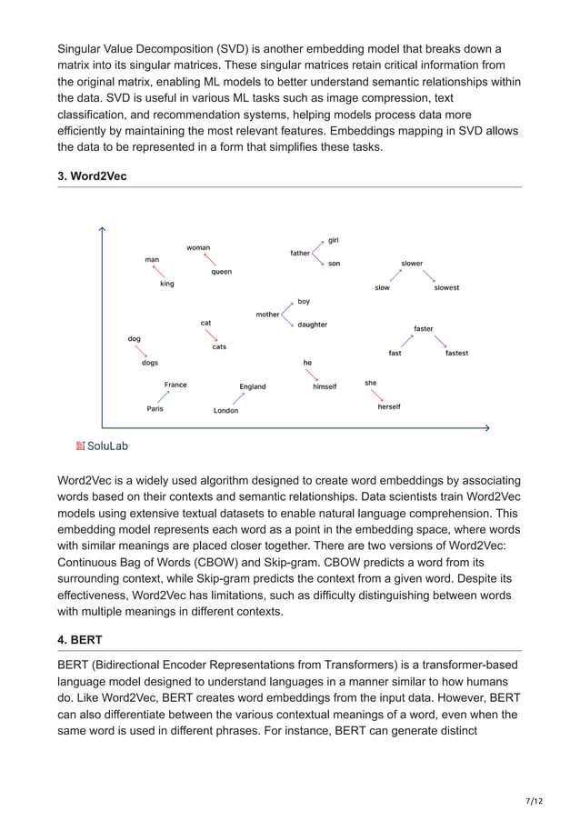 What are Embedding in Machine Learning.pdf | Artificial Intelligence ...