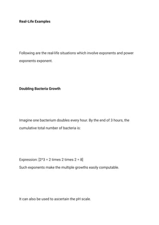 What are Exponents and Powers? Definitions, Rules, and Examples | PDF