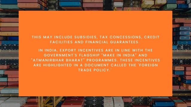 Everything You Need To Know About Export Incentives | PPT