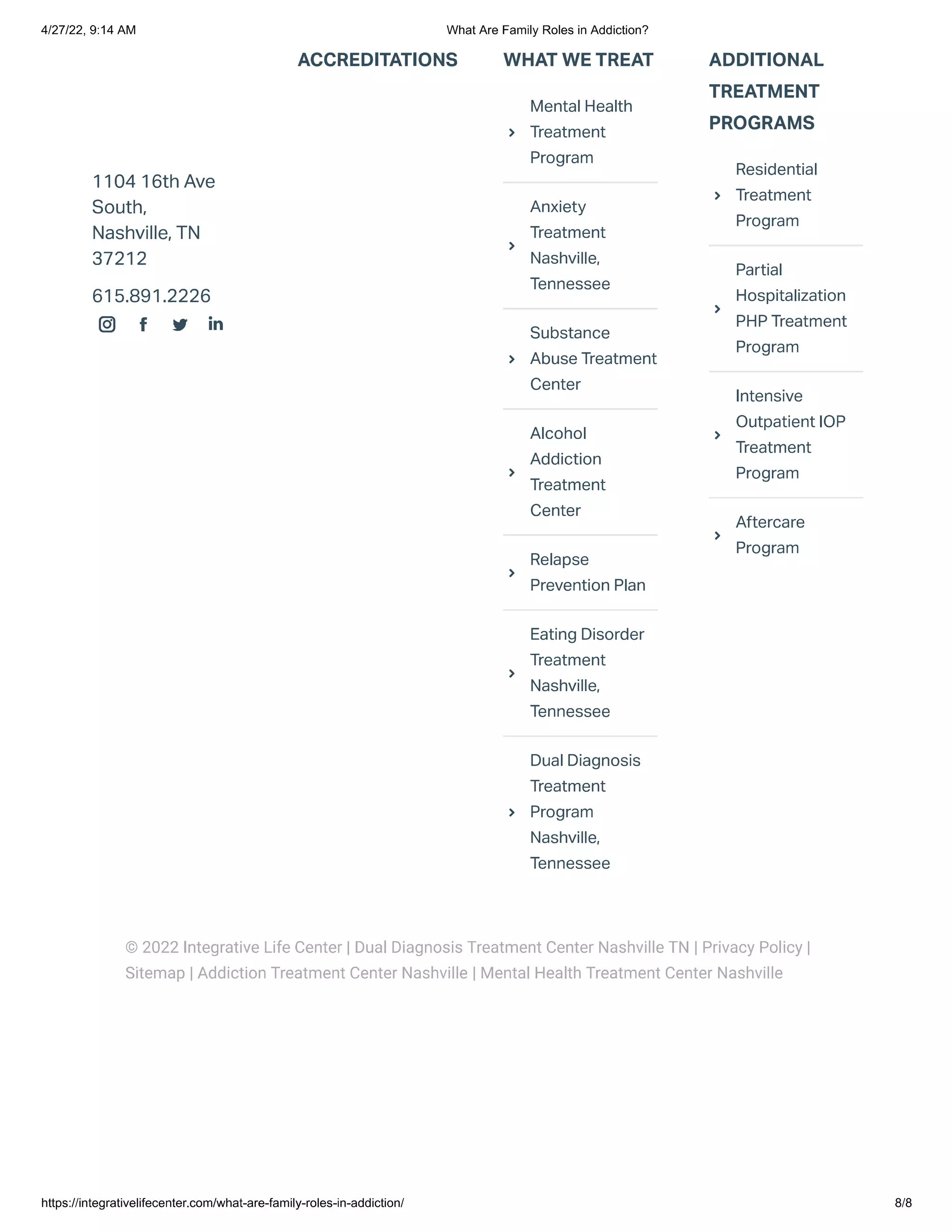 What are family roles in Addiction.pdf