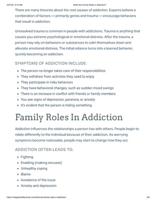 What are family roles in Addiction.pdf