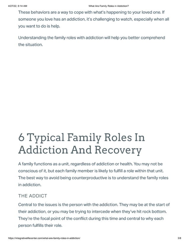 What are family roles in Addiction.pdf