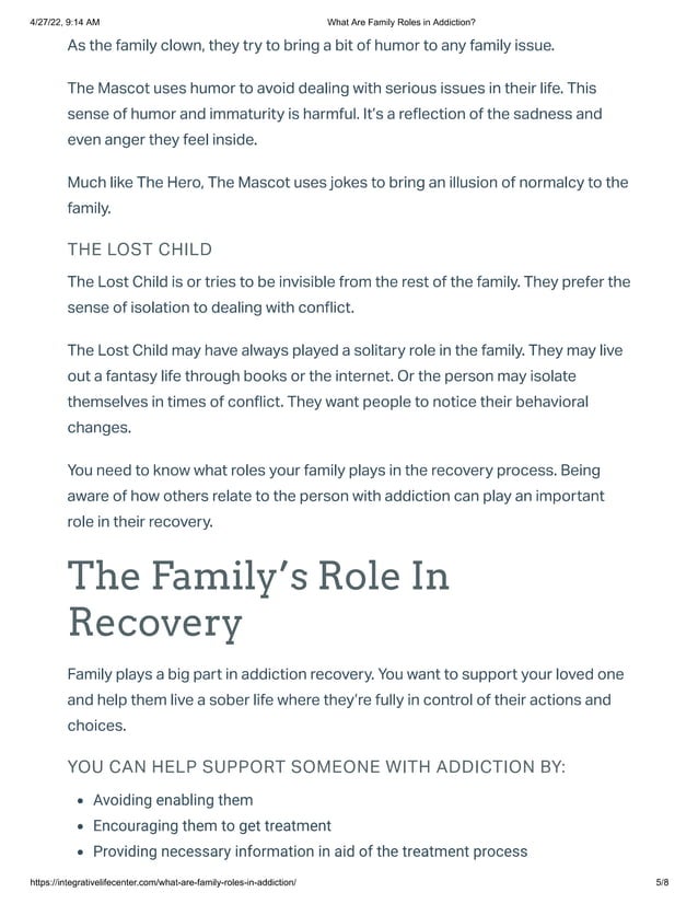 What are family roles in Addiction.pdf