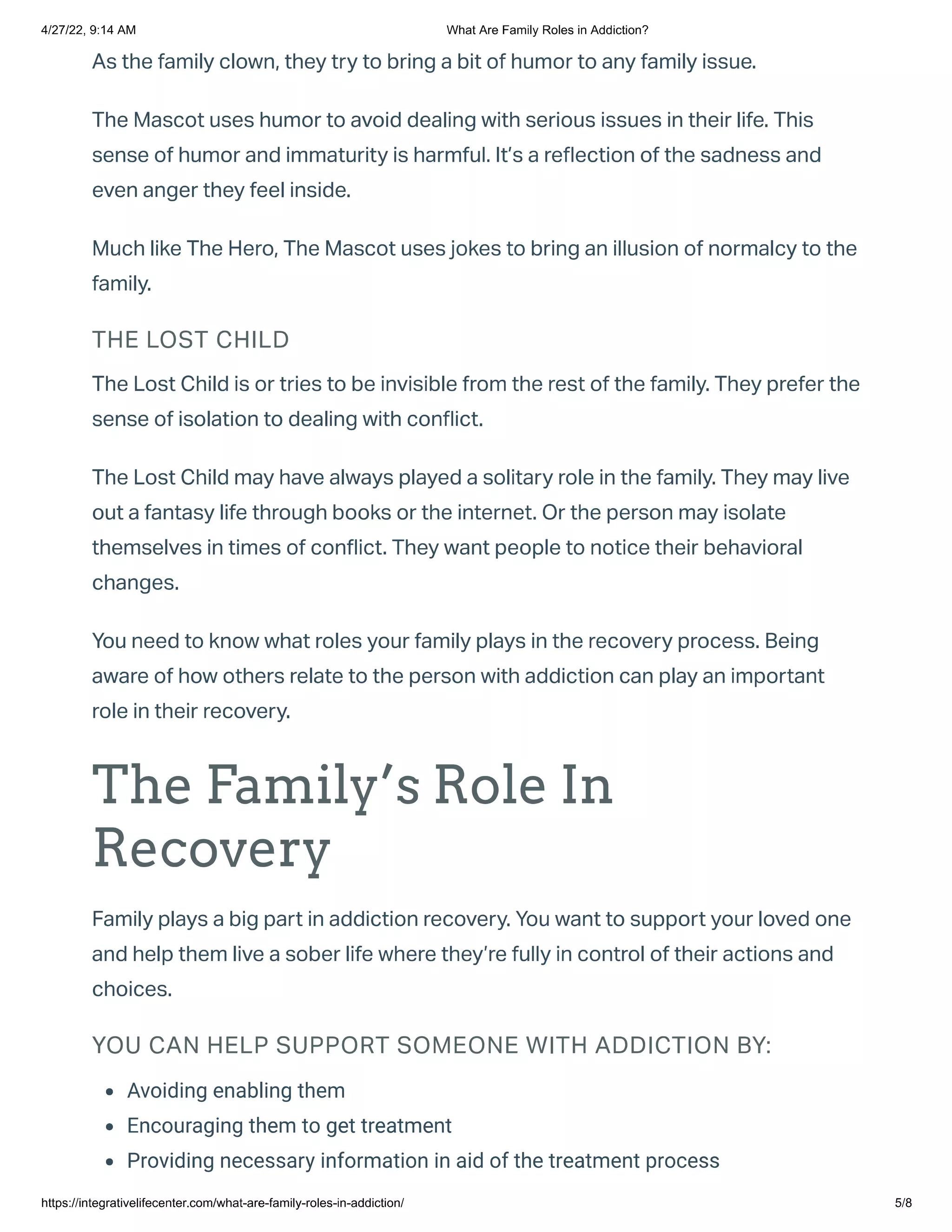 What are family roles in Addiction.pdf