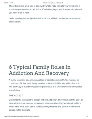 What are family roles in Addiction.pdf