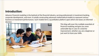 What Are Financial Modeling Skills: How to Improve by MindCypress | PPTX